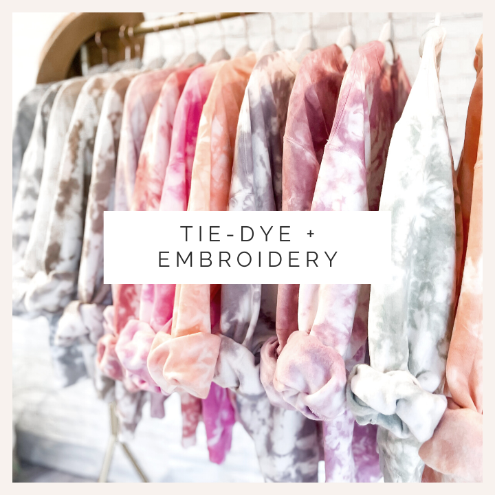 TIE-DYE + EMBROIDERY – Boho Bloom Apparel